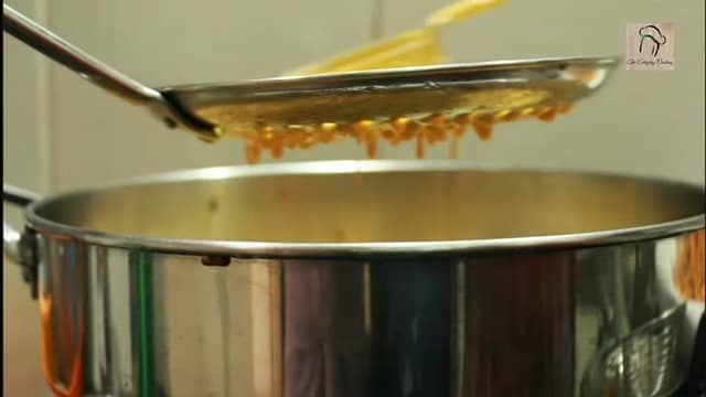 Spicy boondi / Kara boondi - The Everyday Cooking